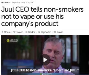 Ex CEO on Vaping : CBS News – Tobacco Free Generation International
